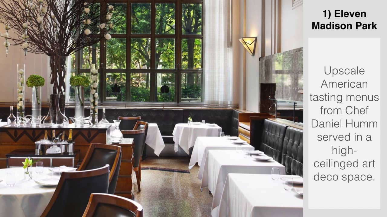 New York City Fine Dining: 10 Must-See Restaurants on Vimeo
