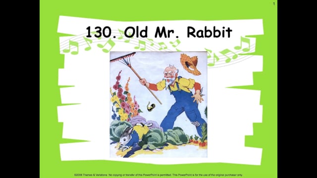 Old Mr. Rabbit | MusicplayOnline