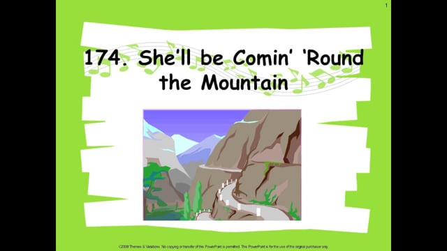 She’ll be Comin’ ‘Round the Mountain | MusicplayOnline