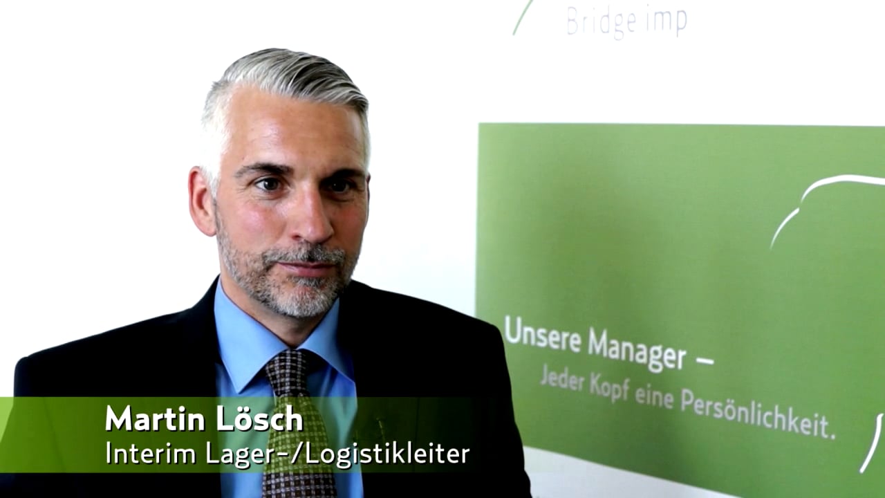 Martin Lösch, Interim Lager-/Logistikleiter on Vimeo