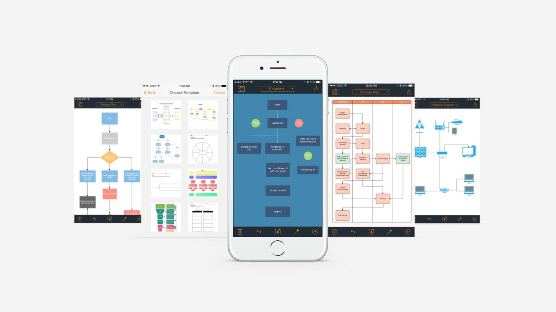 Lucidchart for iPhone and iPad (30 seconds) on Vimeo