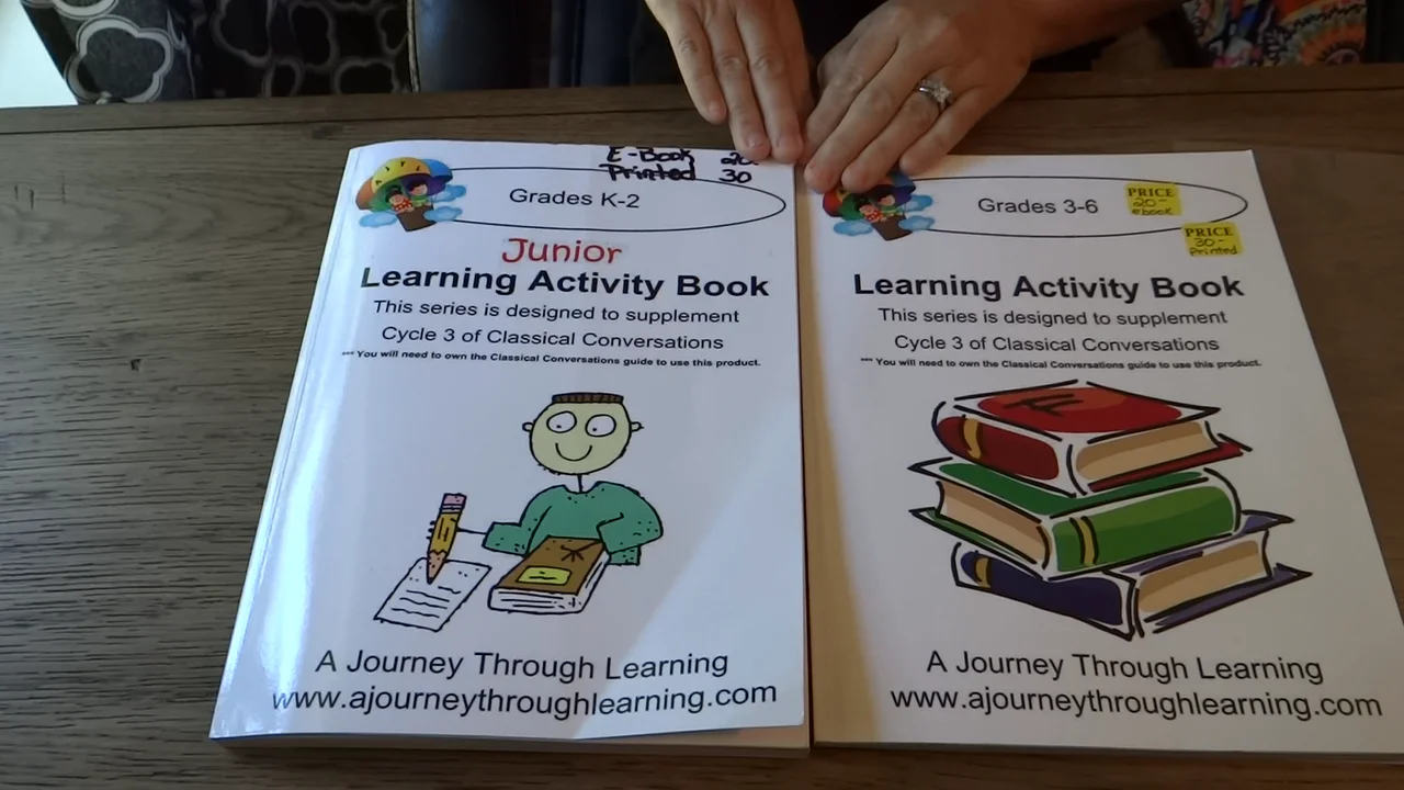Classical Conversations Learning Activity Books for Memory Work