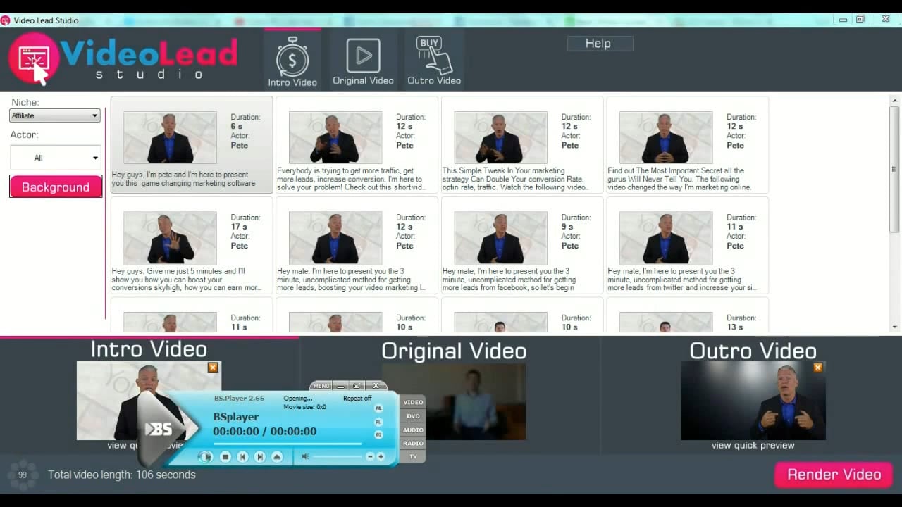 Video Lead Studio Review on Vimeo