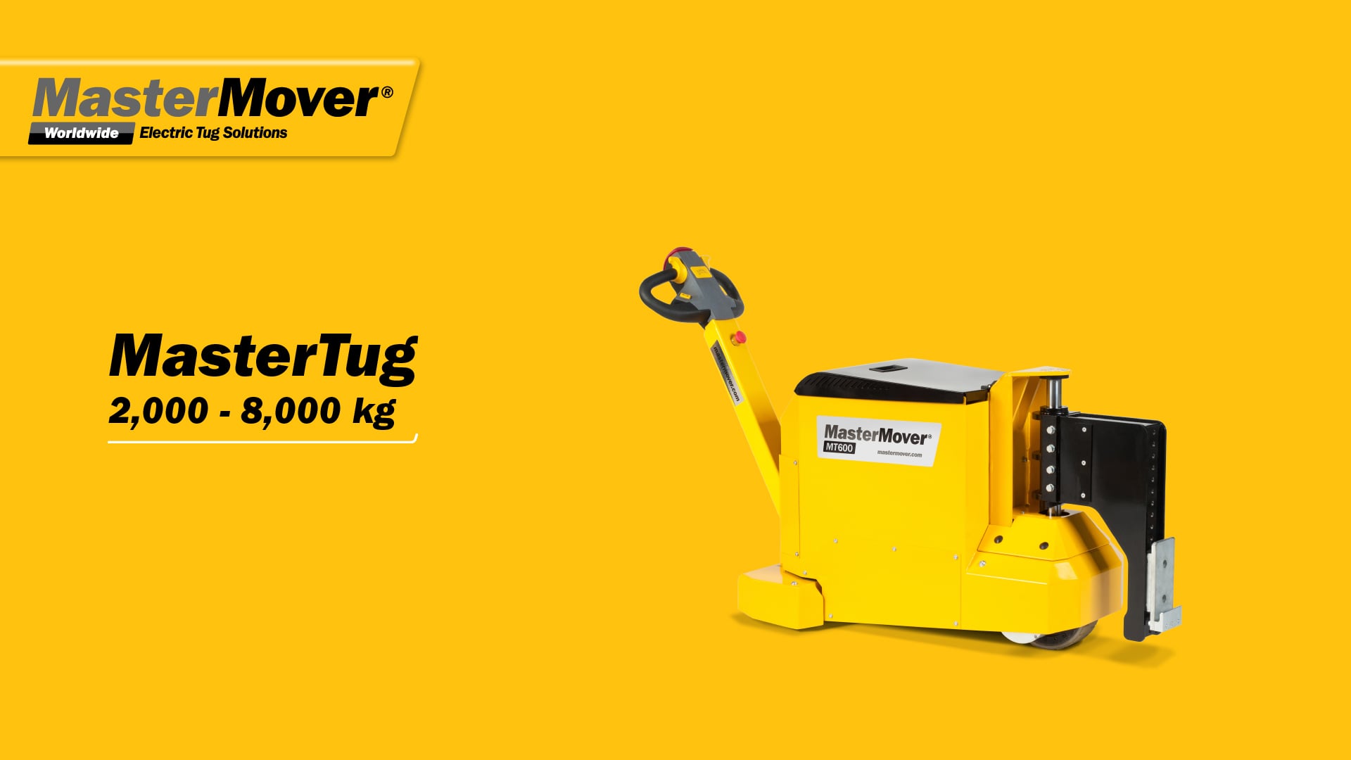 MasterMover Electric Tugs - MasterTug 2,000-8,000 kg Range on Vimeo