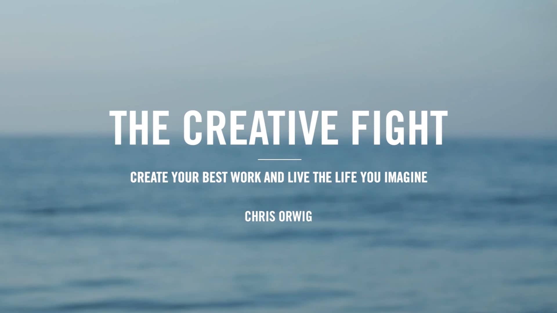 The Creative Fight / Official Trailer on Vimeo