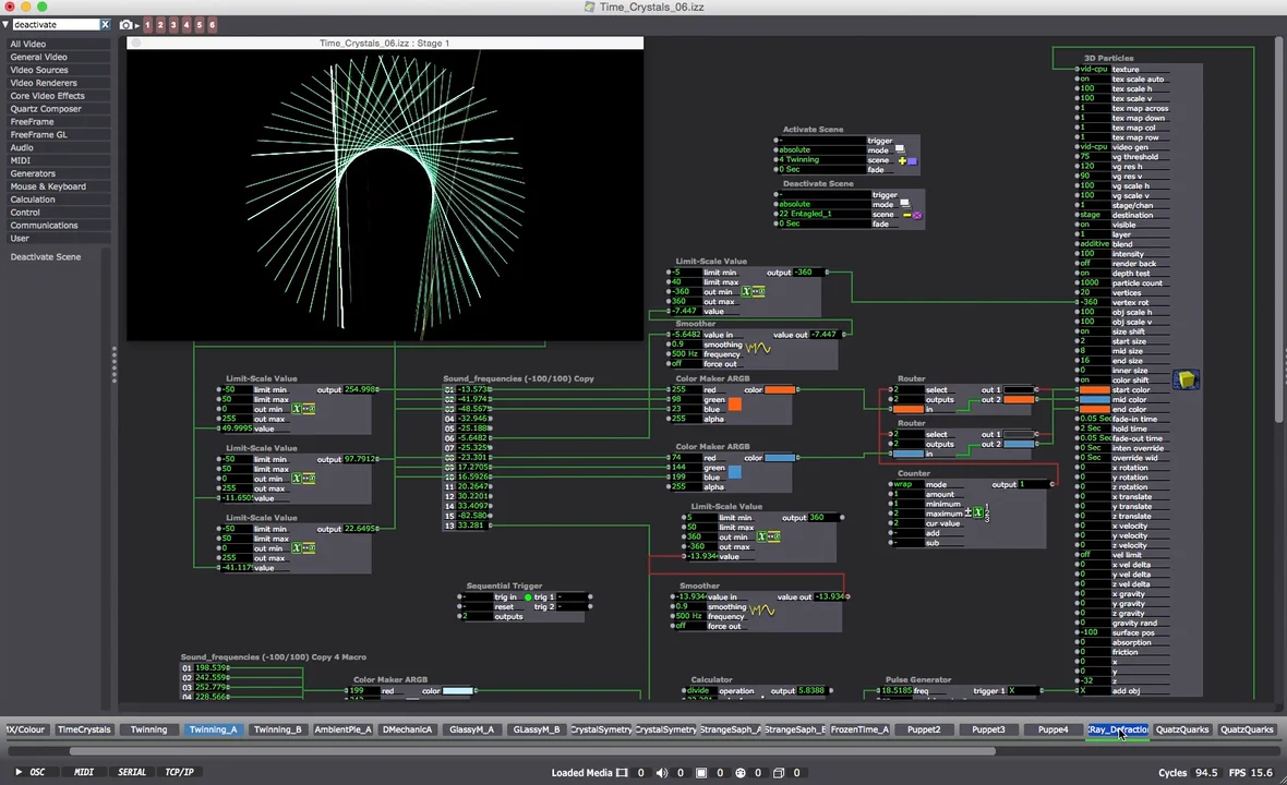 Motion capture with Kinect Xbox 360, Ni Mate skeleton tracking and Isadora