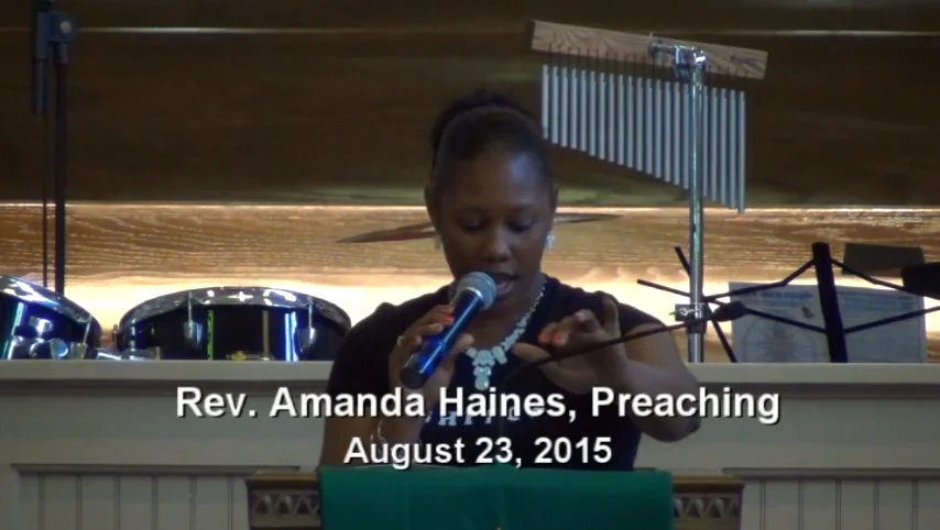 082315 Rev. Amanda Haines (Youth Sunday)