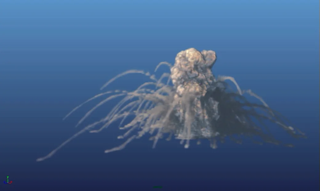 Maya 2015 Fluids Explosion Test 4 on Vimeo