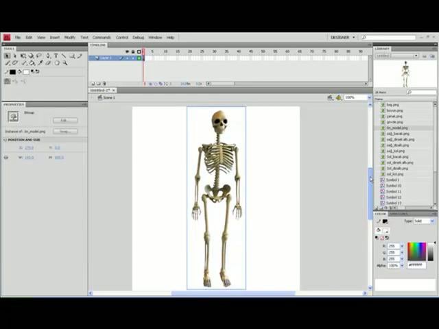 Flash CS4 How to Use Bone Tool on Vimeo