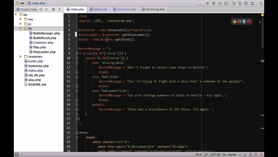 Container: Force Single Objects, Celebrate > OOP (Course 2): Services ...