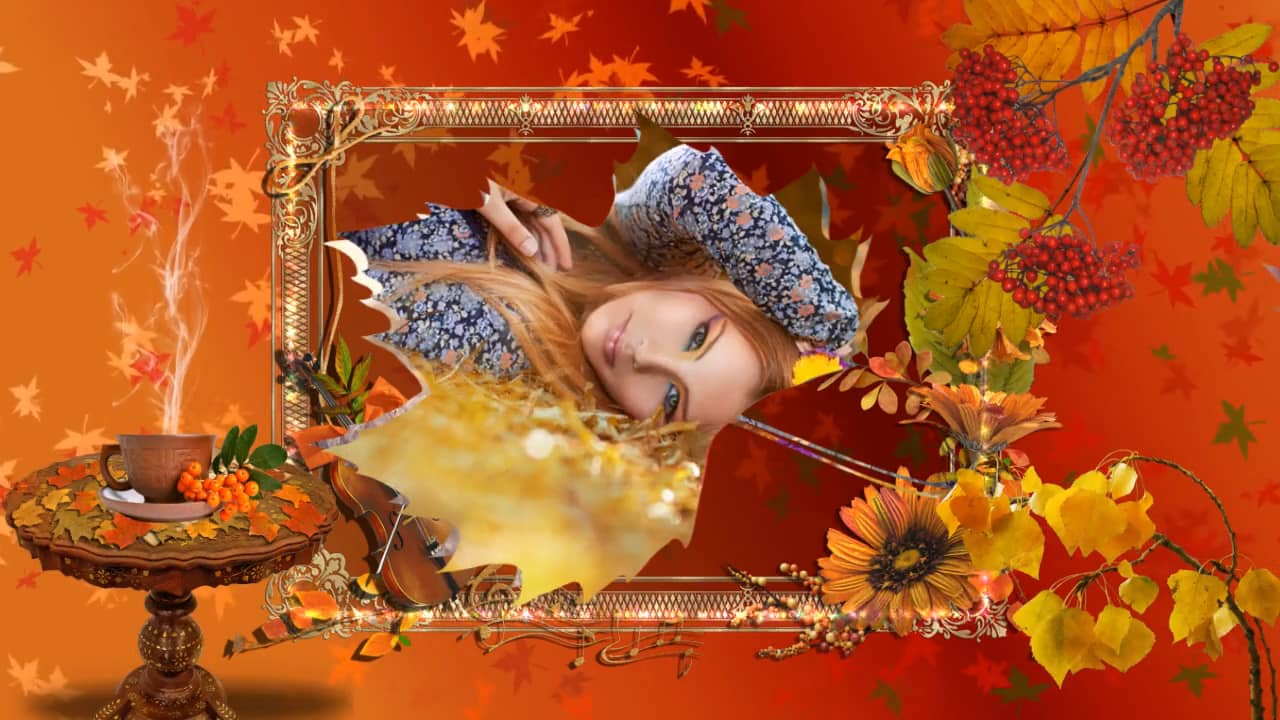 “Autumn Dance” Slideshow Templates – Tell a Photo Fairy Tale about Your ...