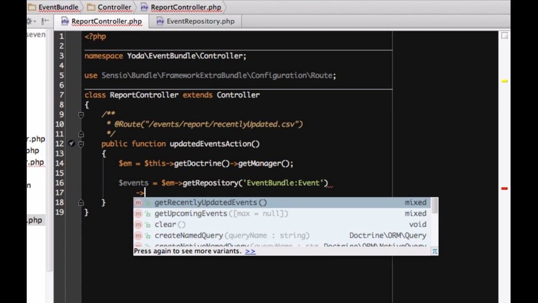 Creating a Pretty CSV Download > Starting in Symfony2: Course 3 (2.4+) | SymfonyCasts