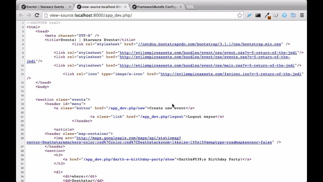 Busting Browser Cache and Using a CDN > Starting in Symfony2: Course 4 (2.4+) | SymfonyCasts