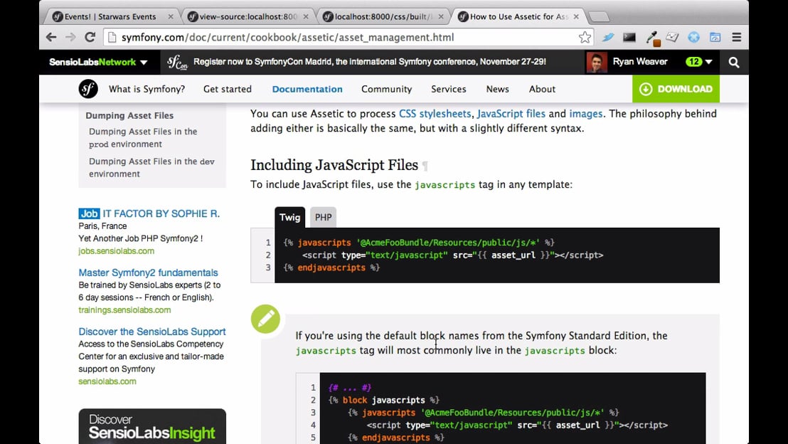 Applying A Minification Filter Starting In Symfony2 Course 4 2 4 Symfonycasts