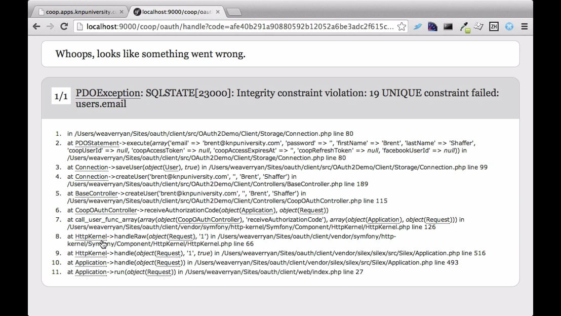 User Login with OAuth > OAuth2 in 8 Steps | SymfonyCasts