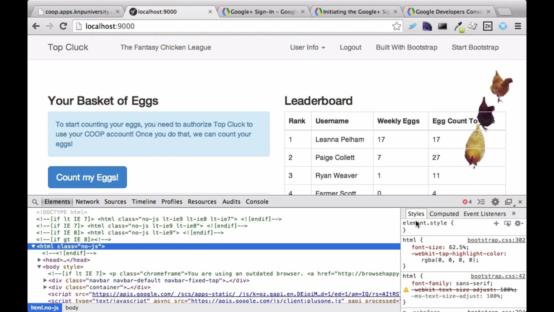 Implicit Grant Type with Google+ > OAuth2 in 8 Steps | SymfonyCasts