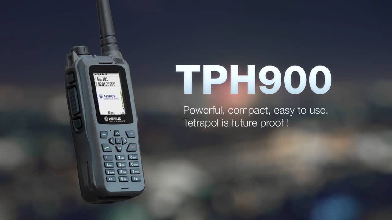 TETRAPOL handportable radio TPH900 on Vimeo