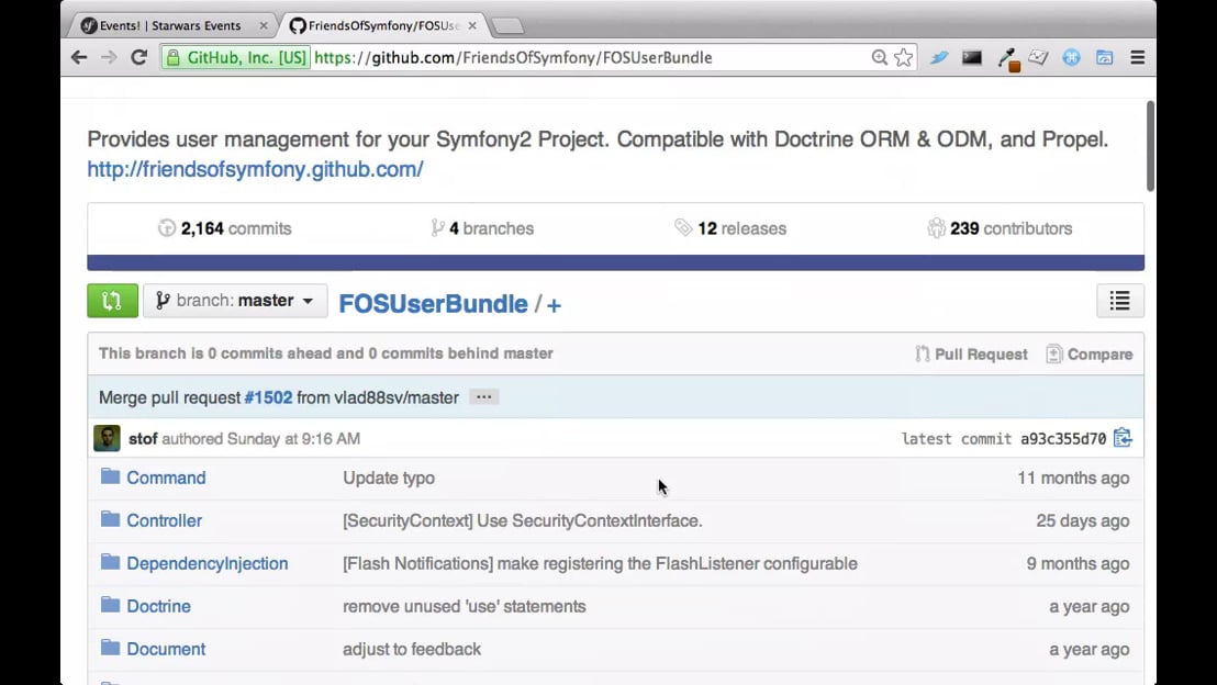 Entity Security Starting In Symfony2 Course 2 2 4 Symfonycasts