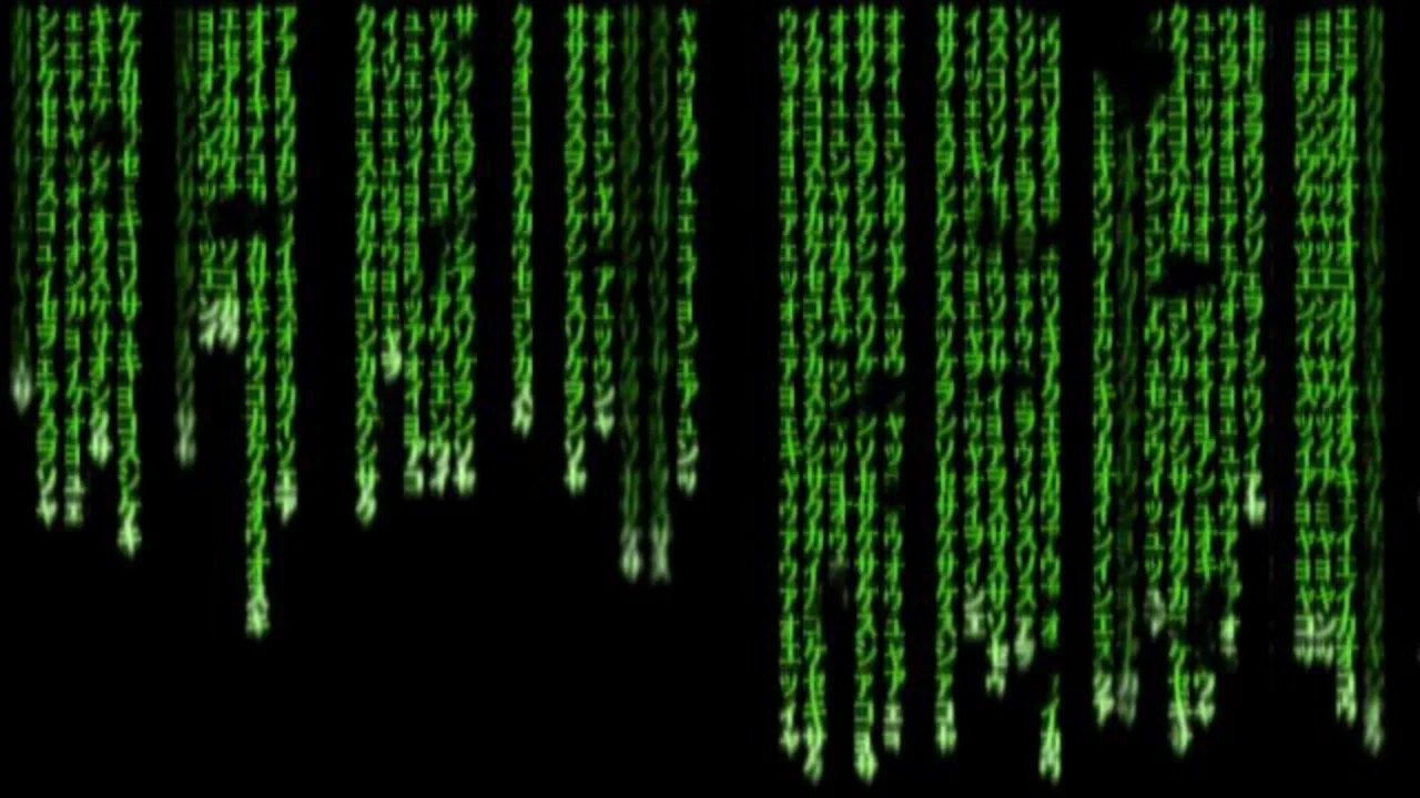 Matrix letters effect