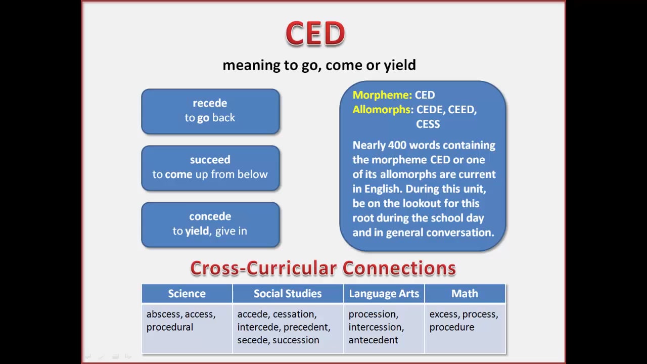 The root CED on Vimeo