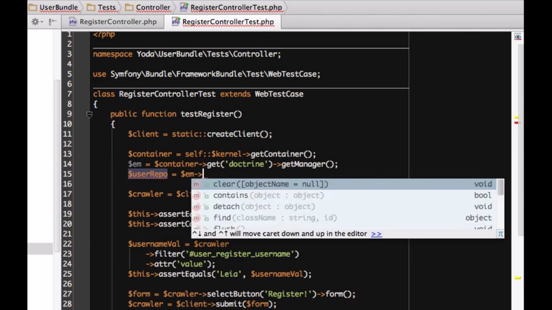 Controlling Data Fixtures In A Test Starting In Symfony2 Course 2 2 4 Symfonycasts