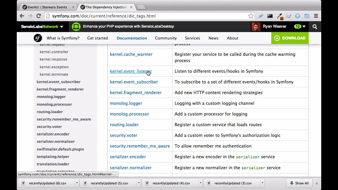 Twig Extensions And Dependency Injection Tags Starting In Symfony2 Course 3 2 4 Symfonycasts