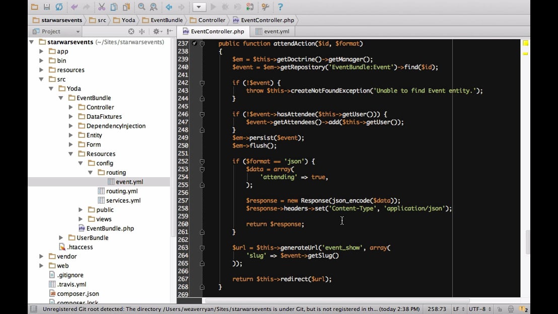 Come On Set The Content Type Header Starting In Symfony2 Course 3 24 Symfonycasts