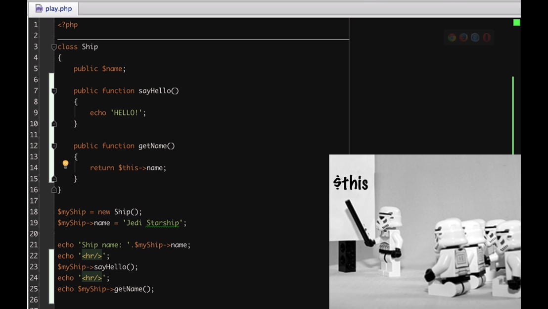Class Methods > Object Oriented Programming (Course 1) | SymfonyCasts