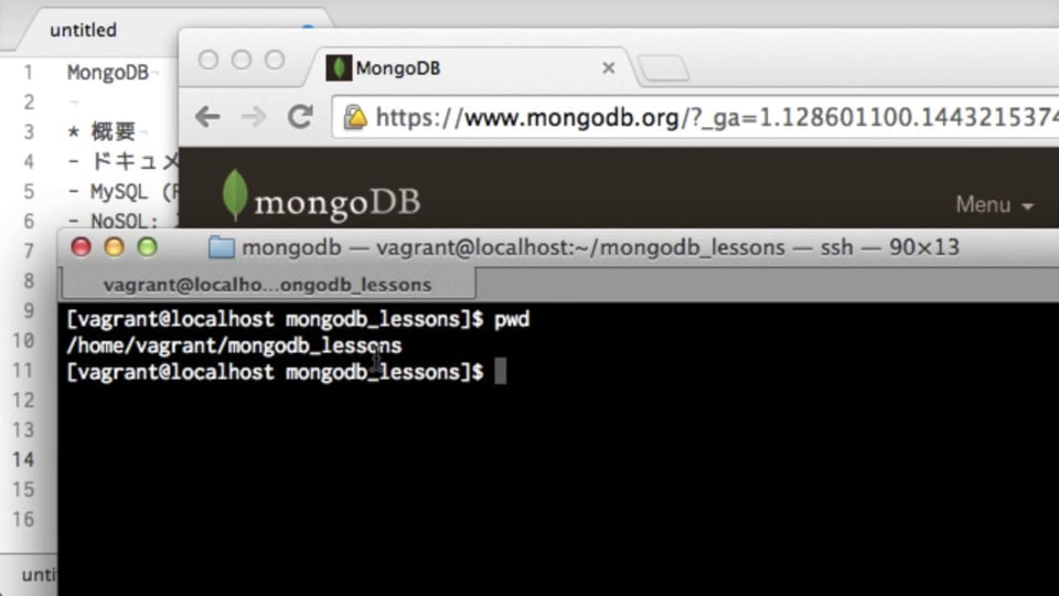#01 MongoDBとはなにか？ | MongoDB入門 - プログラミングならドットインストール