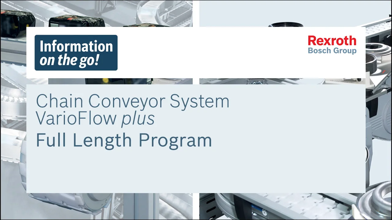 Installation of Chain Conveyor System VarioFlow plus Full Length ...