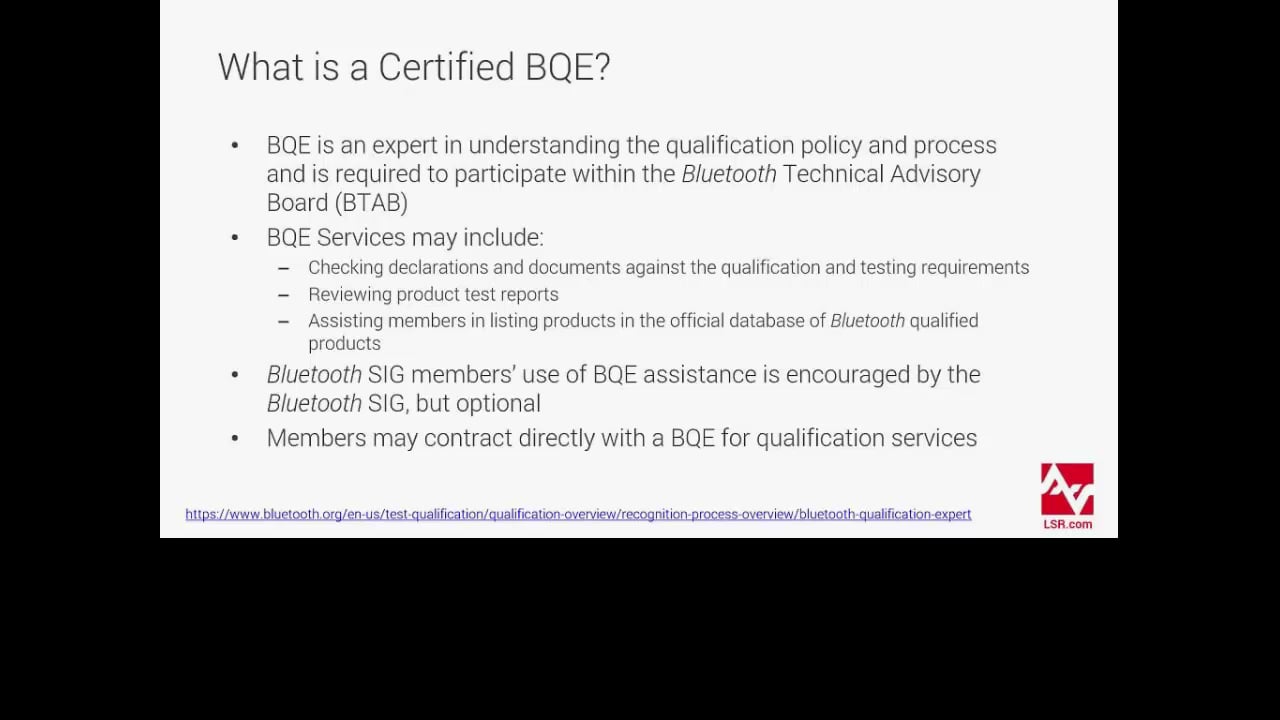 Encore Presentation Certification and Qualification Requirements for ...