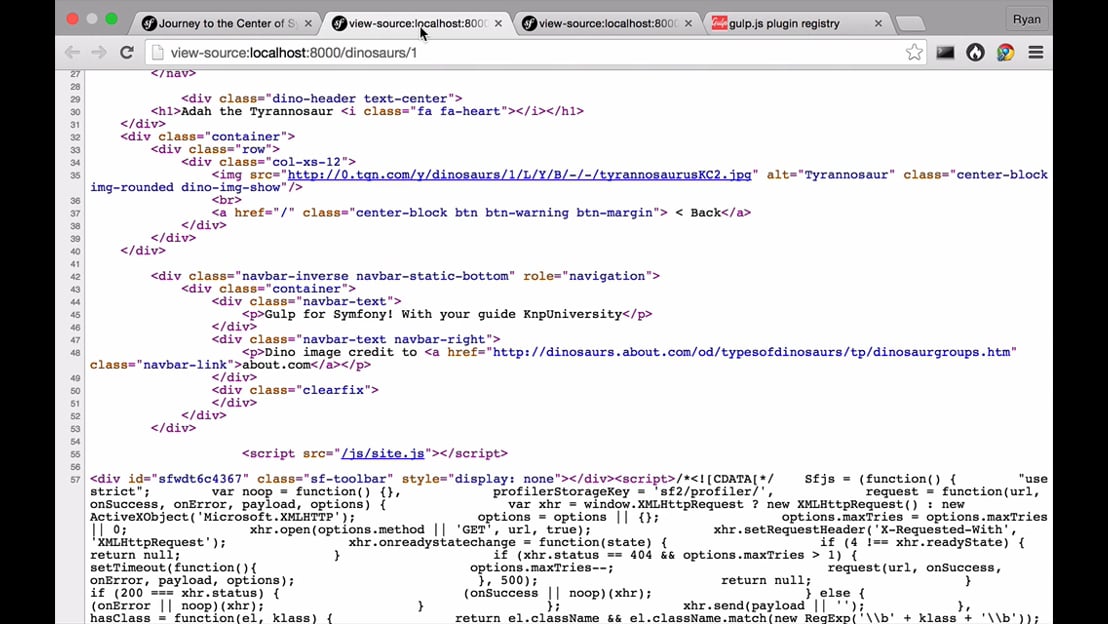 Javascript Versioning And Cleanup Gulp Refreshment For Your Frontend Assets Symfonycasts 