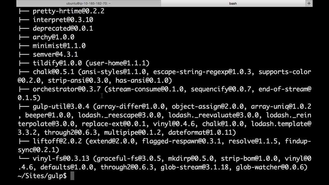 Your First Gulp Gulp Refreshment For Your Frontend Assets Symfonycasts