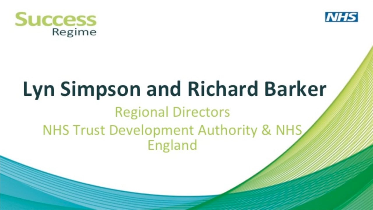 Inaugural stakeholder event: Lyn Simpson & Richard Barker on Vimeo