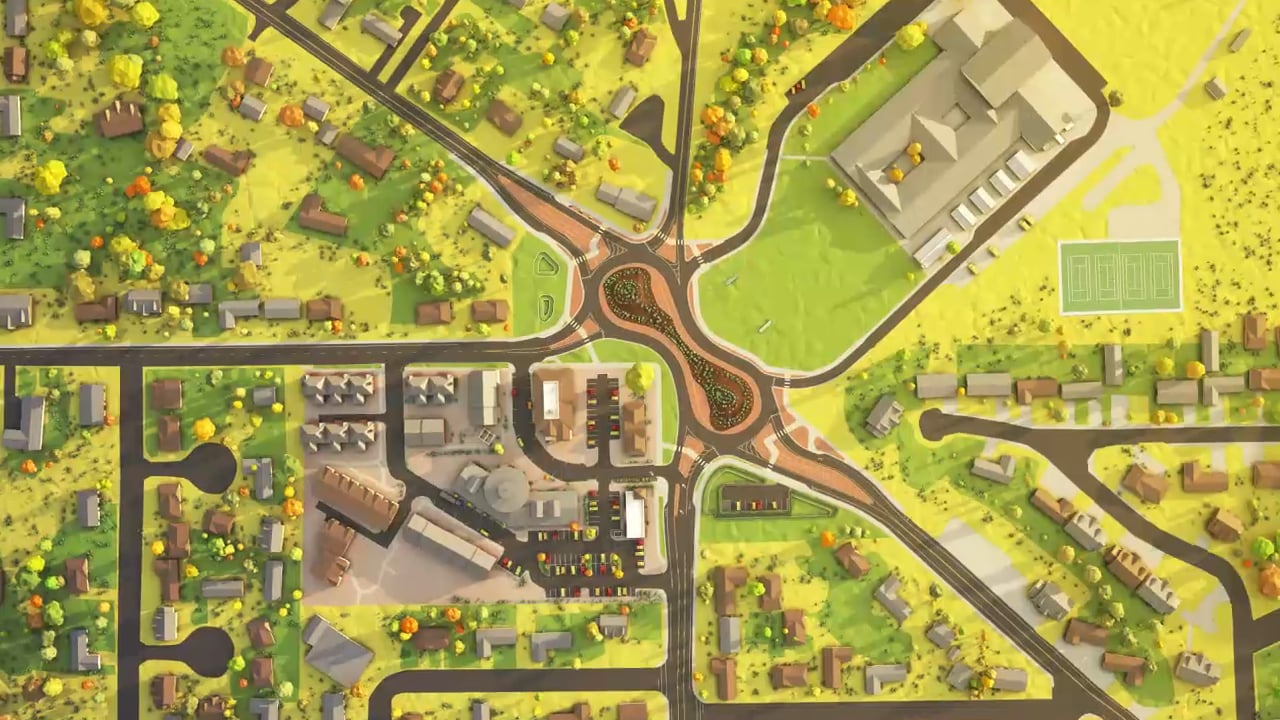 ACHD - Dog-bone Roundabout Animation on Vimeo