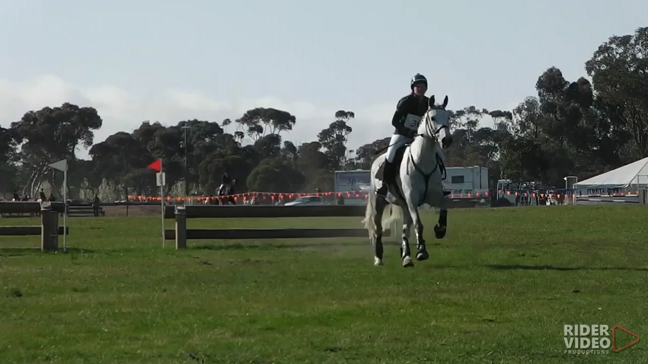 Whitney Hurst riding PLATINUM DAISY 30 EvA80 Avenel Horse Trials 2015 ...