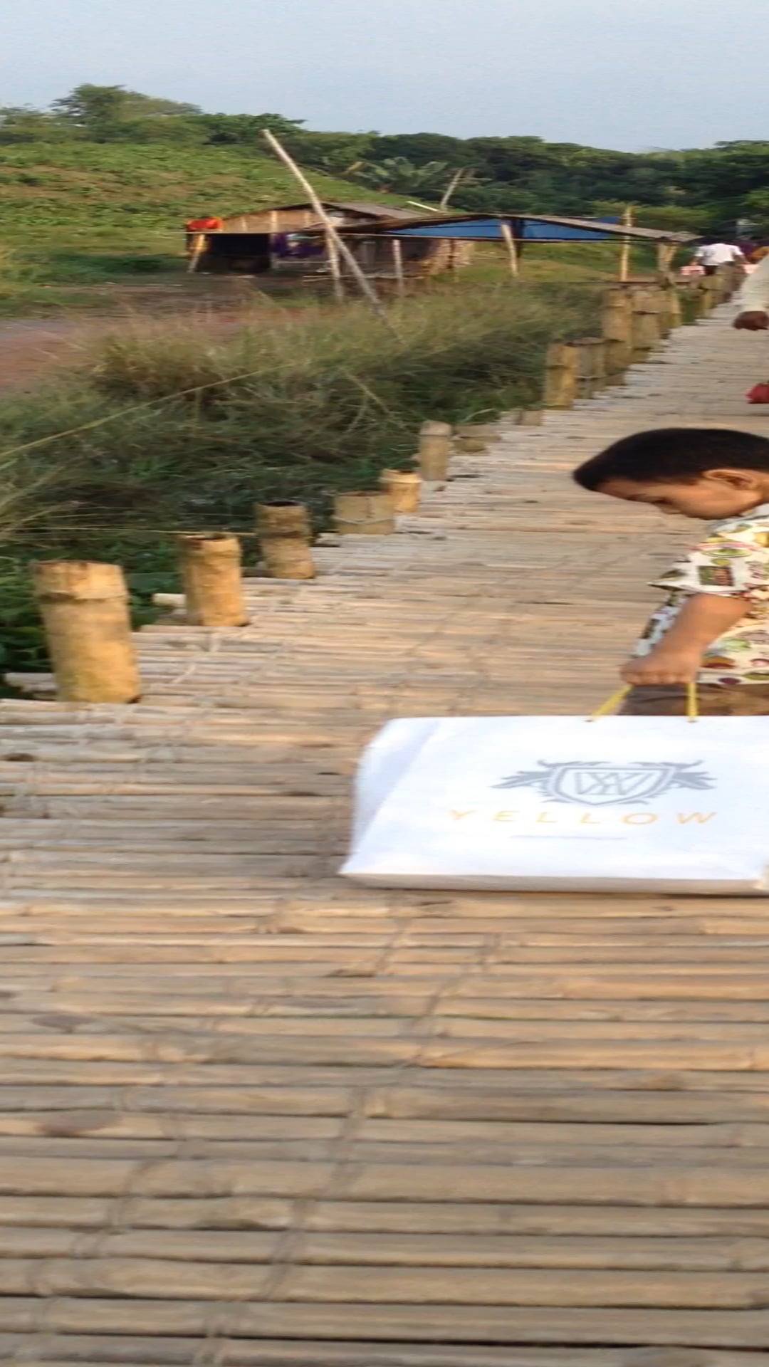 The dhoincha way and over the bamboo bridge. on Vimeo