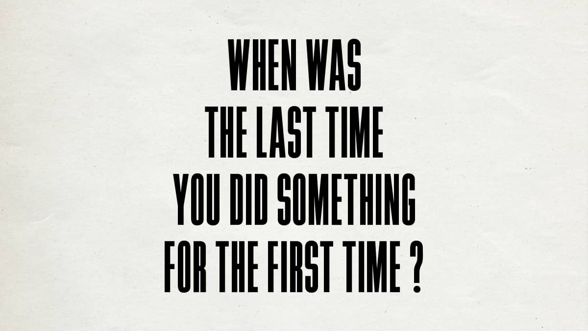 EASTPAK / When Was The Last Time You Did Something For The First Time ...