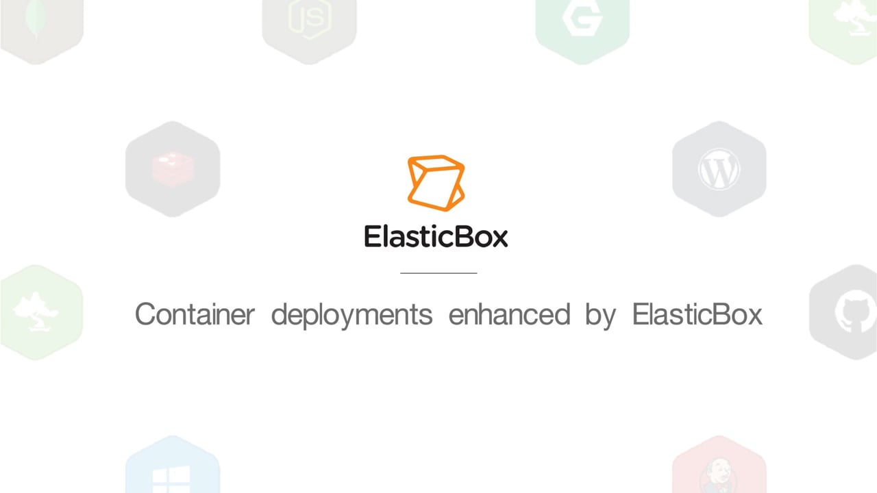 ElasticBox container orchestration on Vimeo