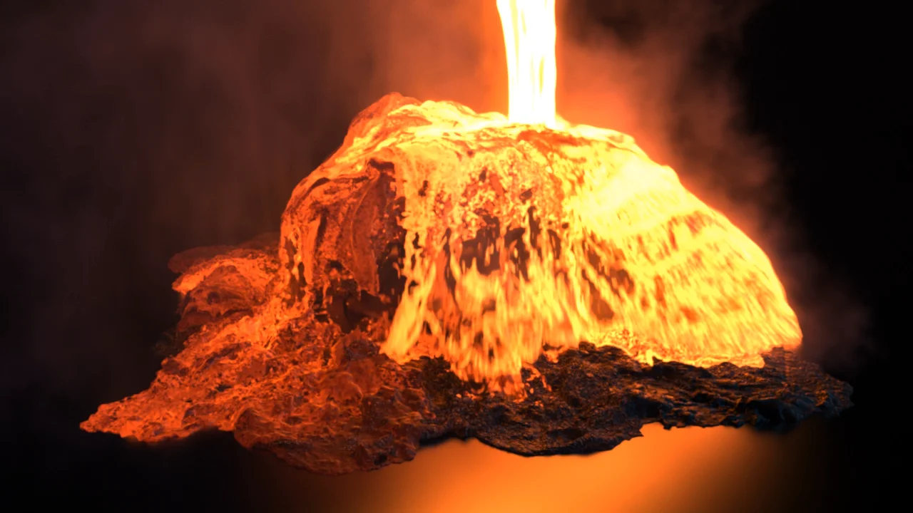 Houdini Lava test