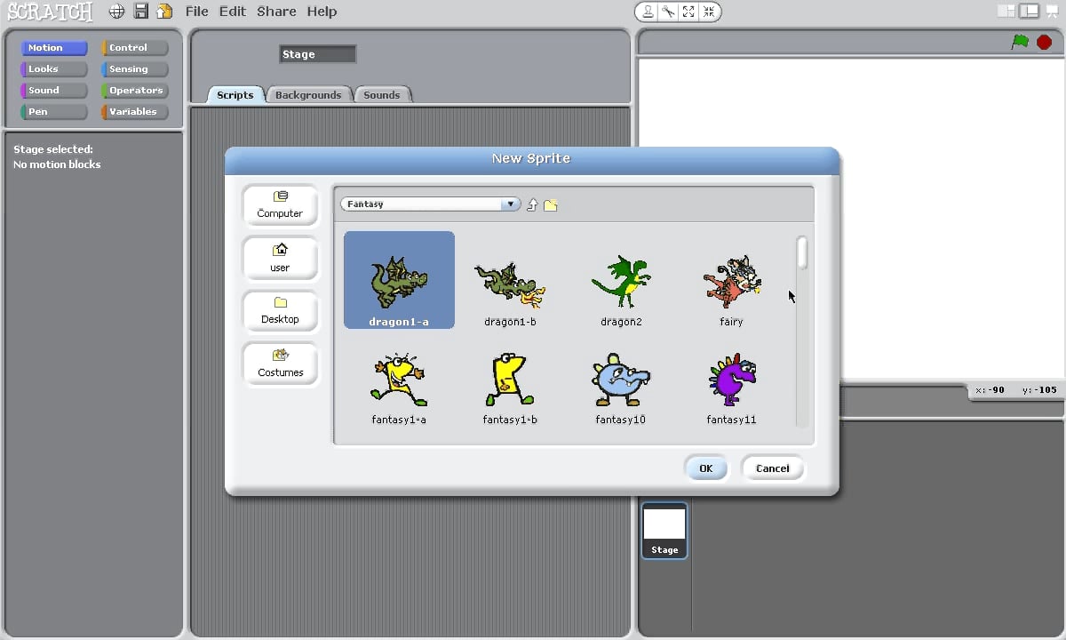 Scratch - make sprite follow another sprite - FearnleyEducation.com ...