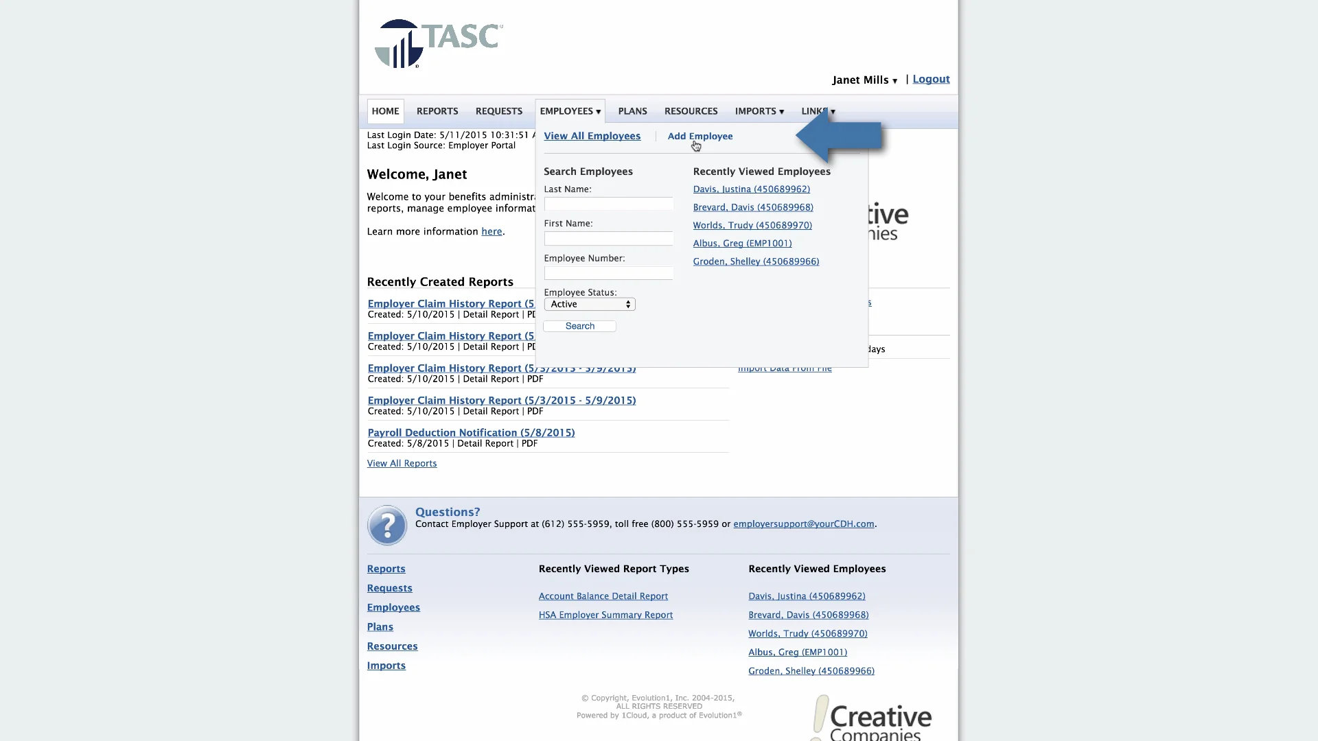 TASC FlexSystem Employer Portal - Managing Employee Edits on Vimeo