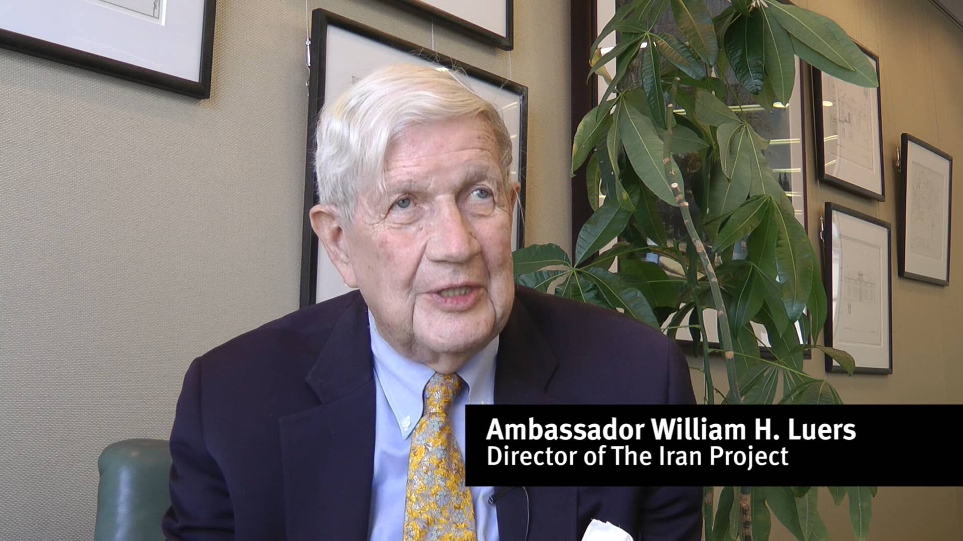 Ambassador William H. Luers, Director of The Iran Project on Vimeo