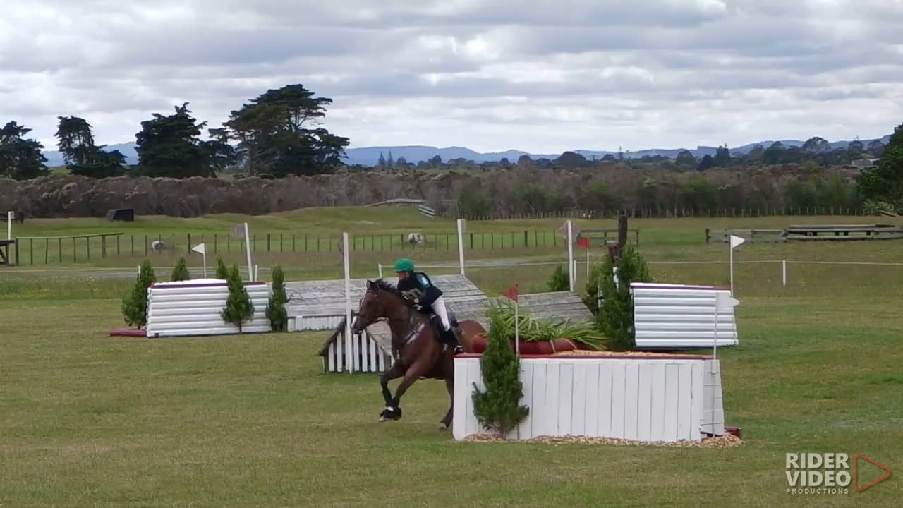 Megan Finlayson riding Greensleeves 211 CCI2 Puhinui International 3DE 2014