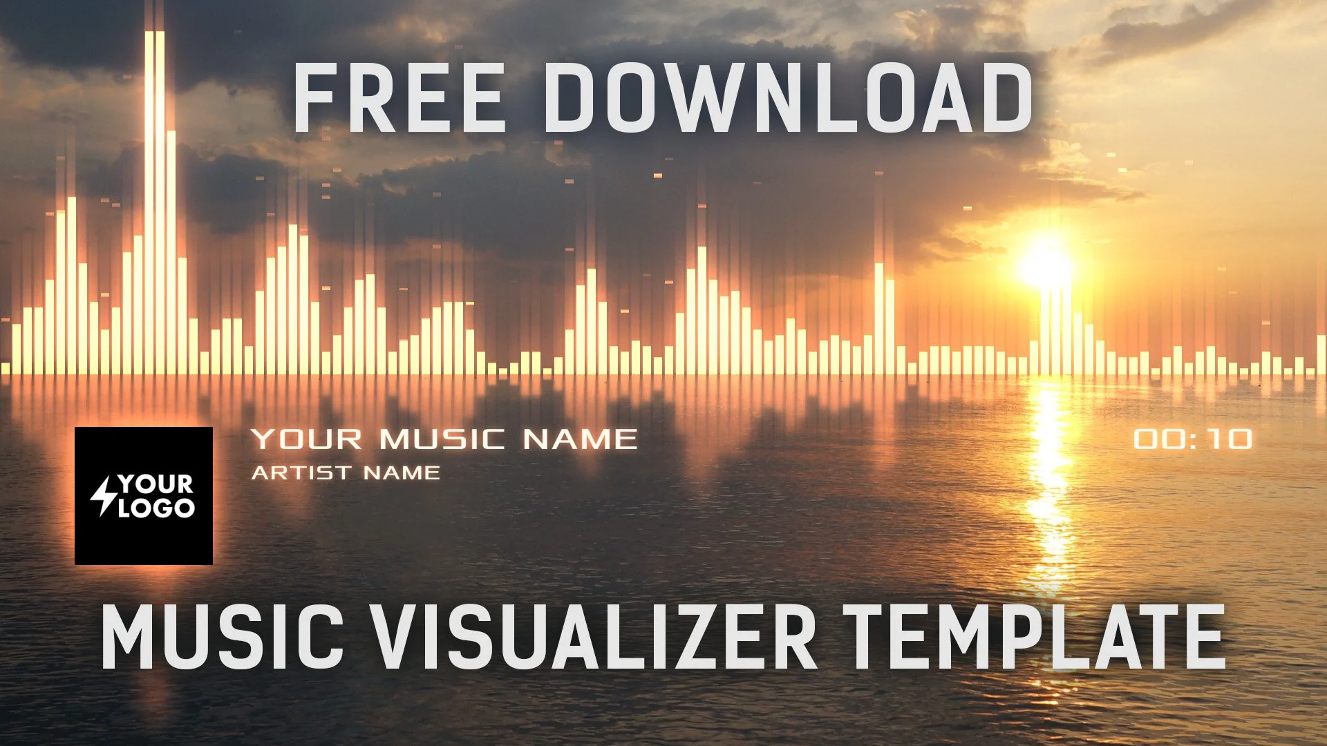 Audio Spectrum Music Visualizer After Effects Template [Free Download ...