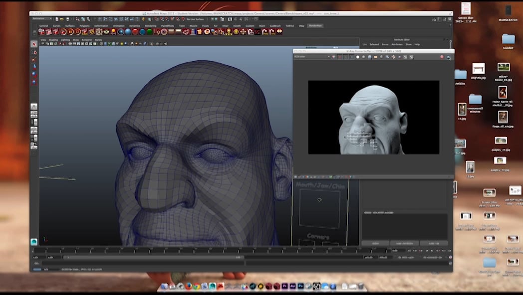Tutorial 3D Wrinkle maps in Maya on Vimeo