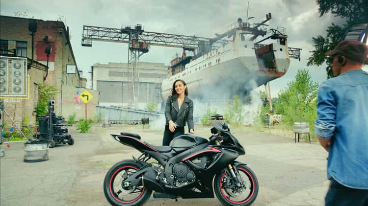 Gal Gadot Fast Five Motorcycle