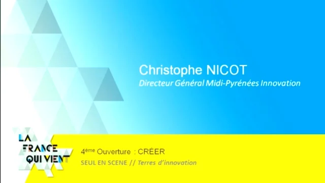 La France Qui Vient - #4 CREER - Christophe Nicot (Seul en scène) on Vimeo