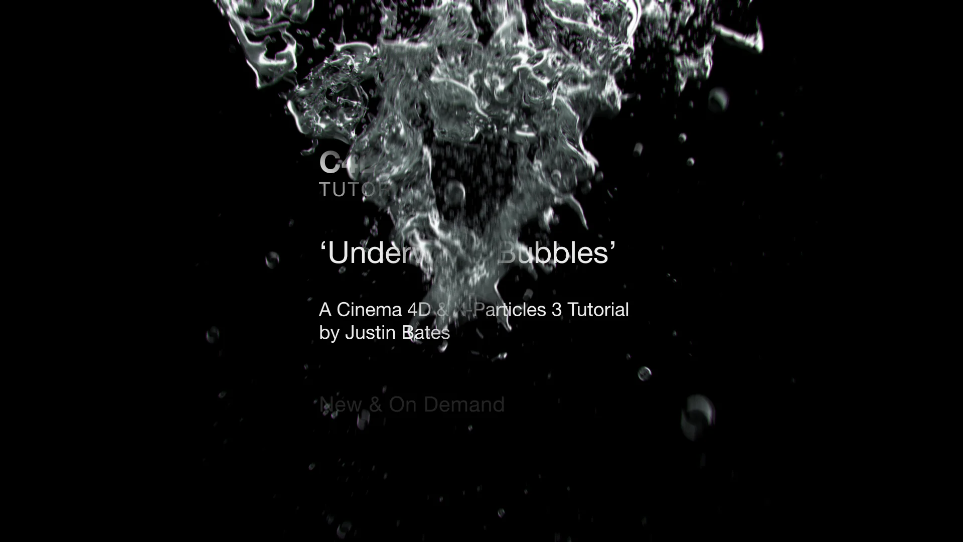 VFX / X-Particles 3 / Cinema 4D Tutorial : Underwater Bubbles