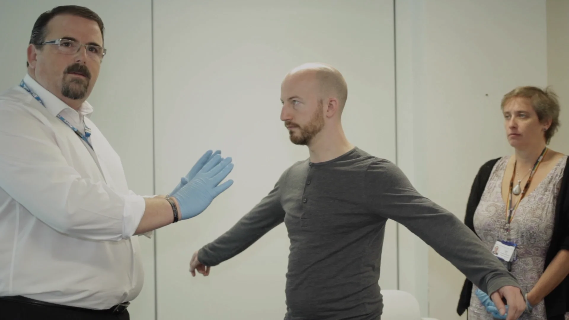 Conducting a pat down search on Vimeo